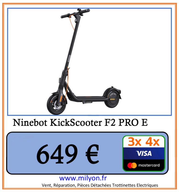 Ninebot KickScooter F2 PRO E - Milyon